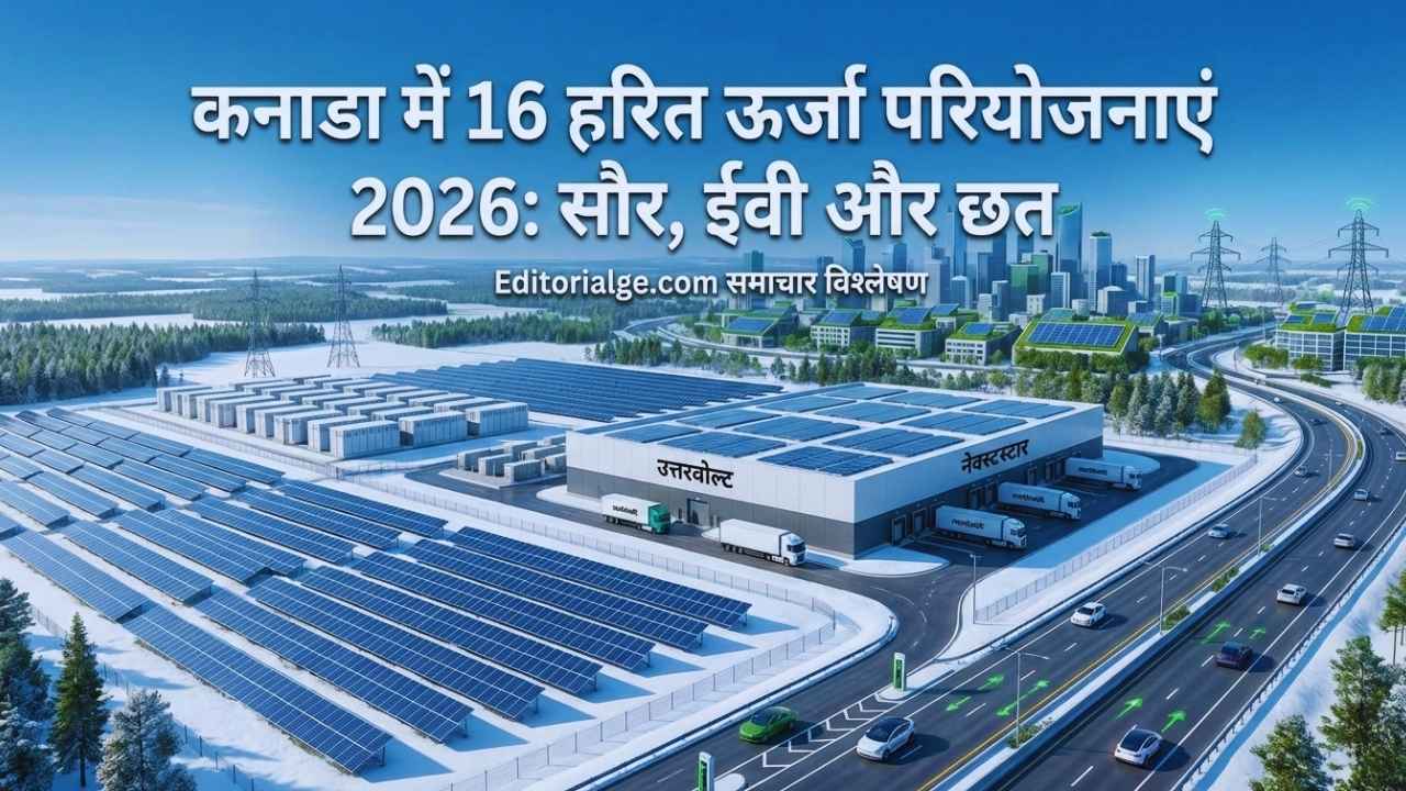 16 Green Energy: Solar, EVs & Rooftop Projects in Canada in 2026