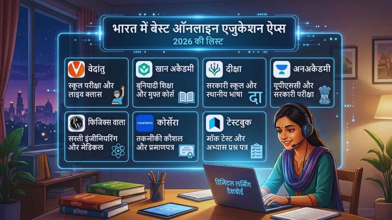 Best Online Education Apps in India (2026 Comprehensive Guide)